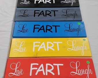 Live Laugh Fart | Etsy