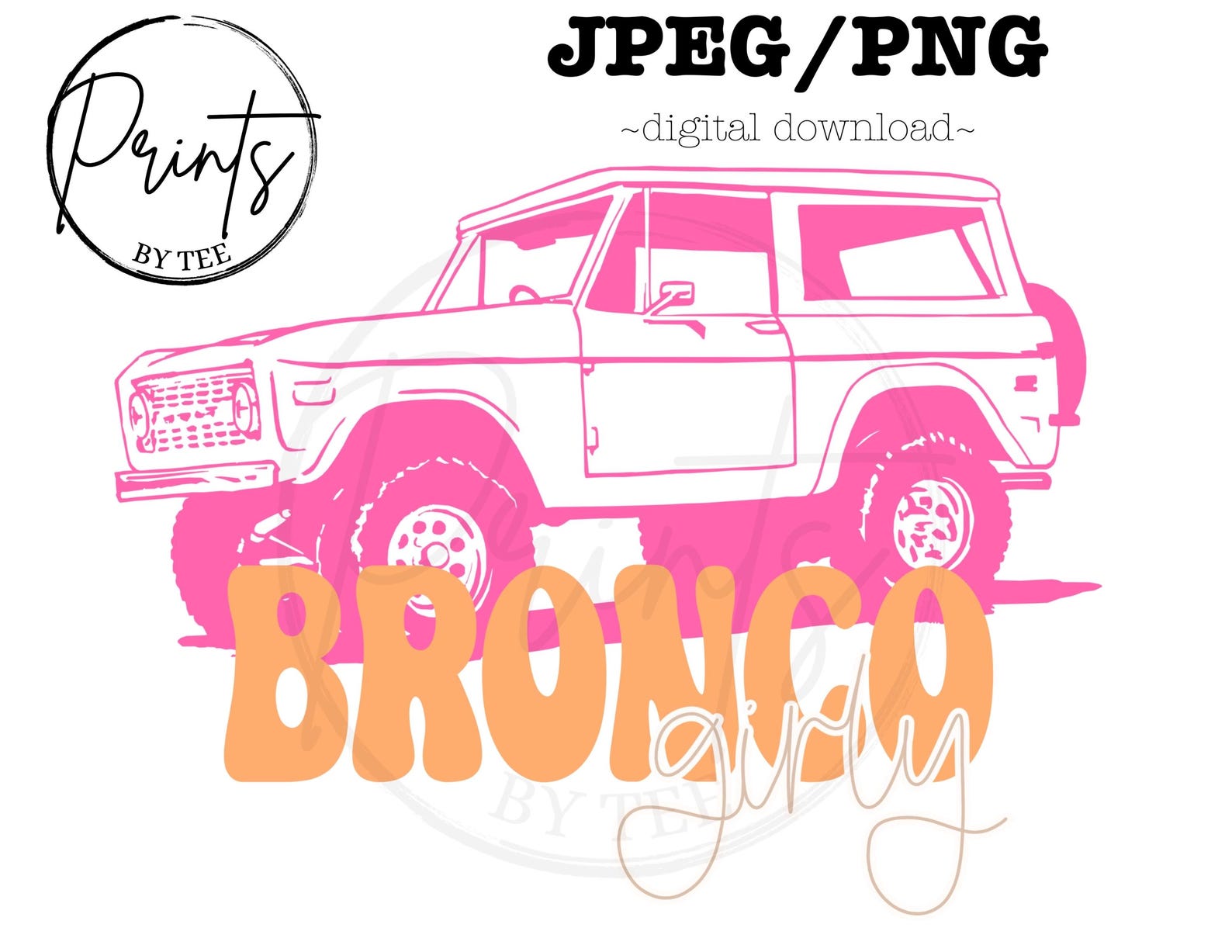 Bronco Girly Png ~ Ford Bronco Png ~ Bronco Png Design ~ Ford Png Jpeg ...