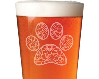 Dog Dad Pint Glass Gift for Dog Dads Dog Gift for Him Dog - Etsy