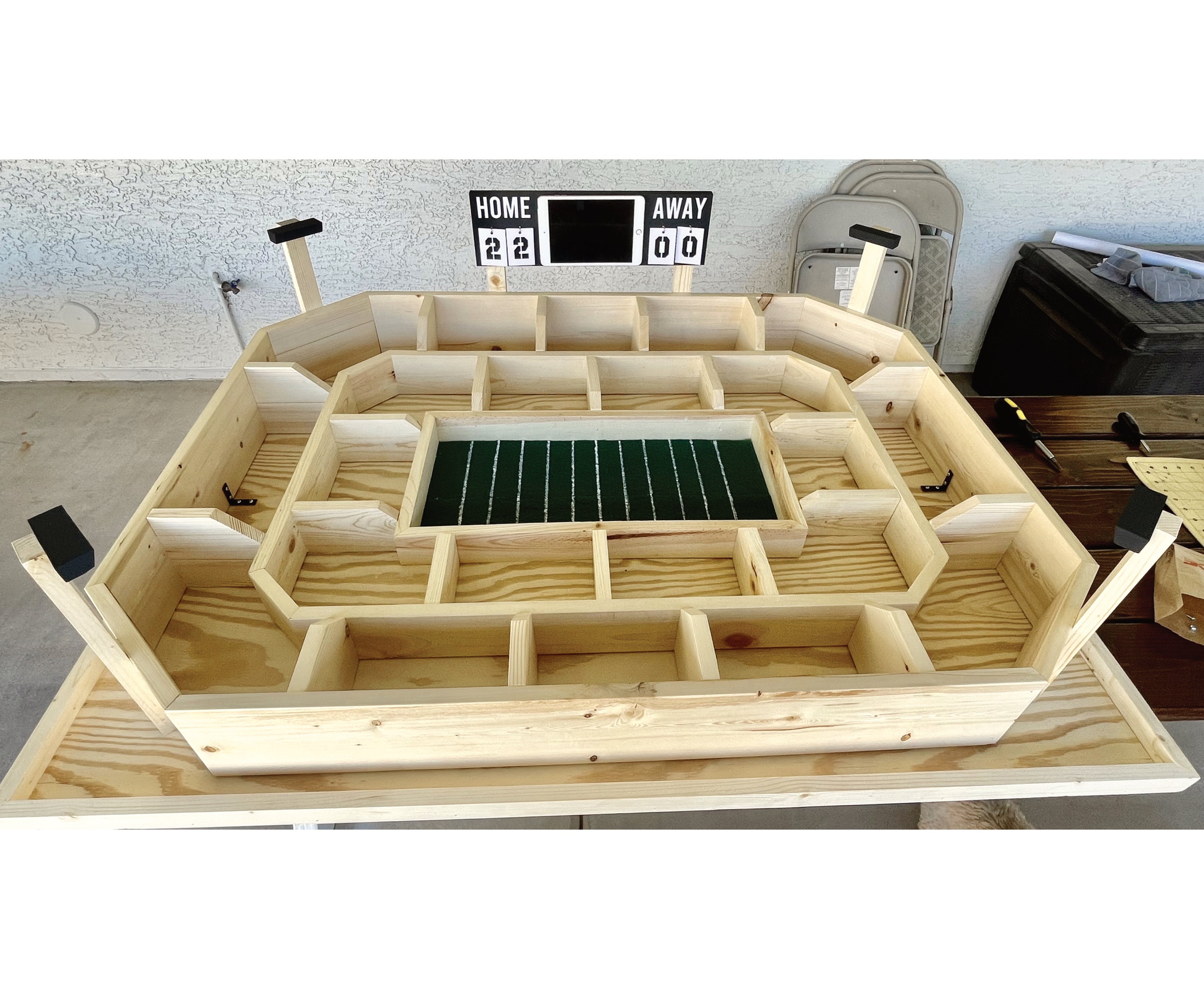 Jumbo Snackadium Woodworking Plans - Digital Download | Snack Stadium ...