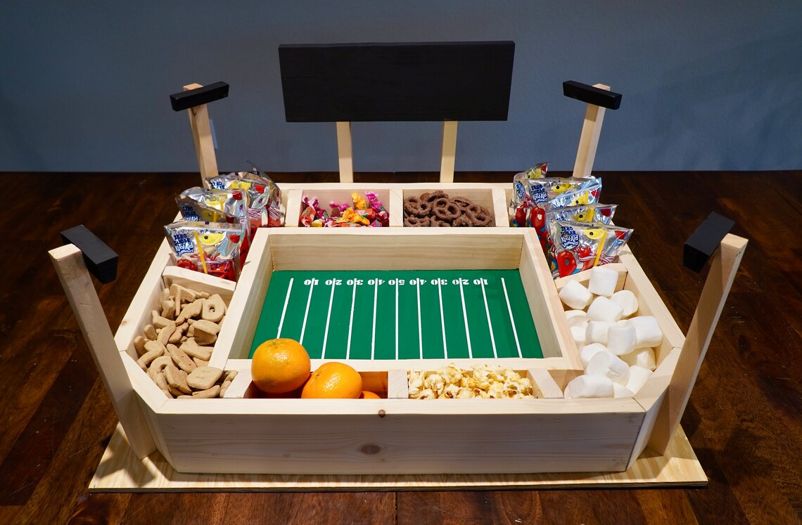 Snackadium Woodworking Plans - Digital Download | Super Bowl Snacks ...