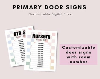 LDS Primary Door Signs 2025 - Etsy