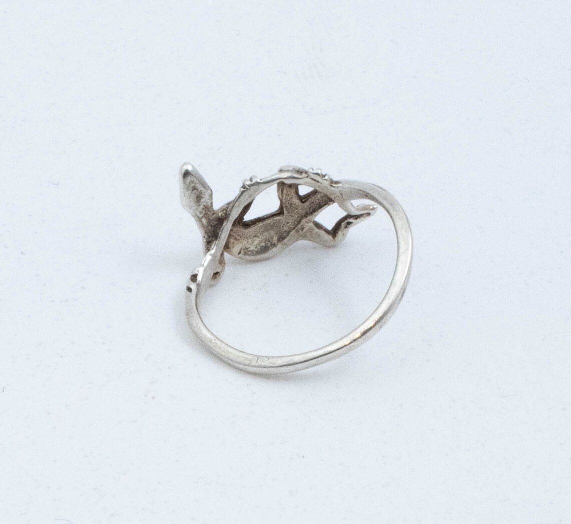 Vintage Sterling Silver Teensy Lizard Ring! [size 3.5 US] - Etsy