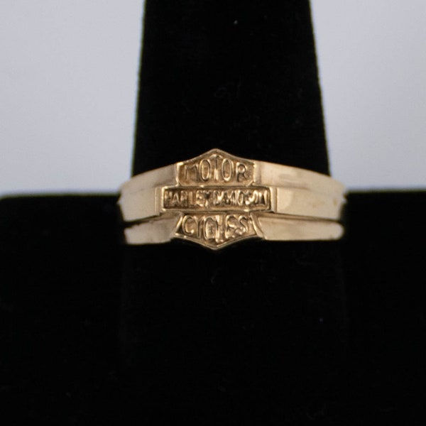 Harley Davidson Ring - Etsy