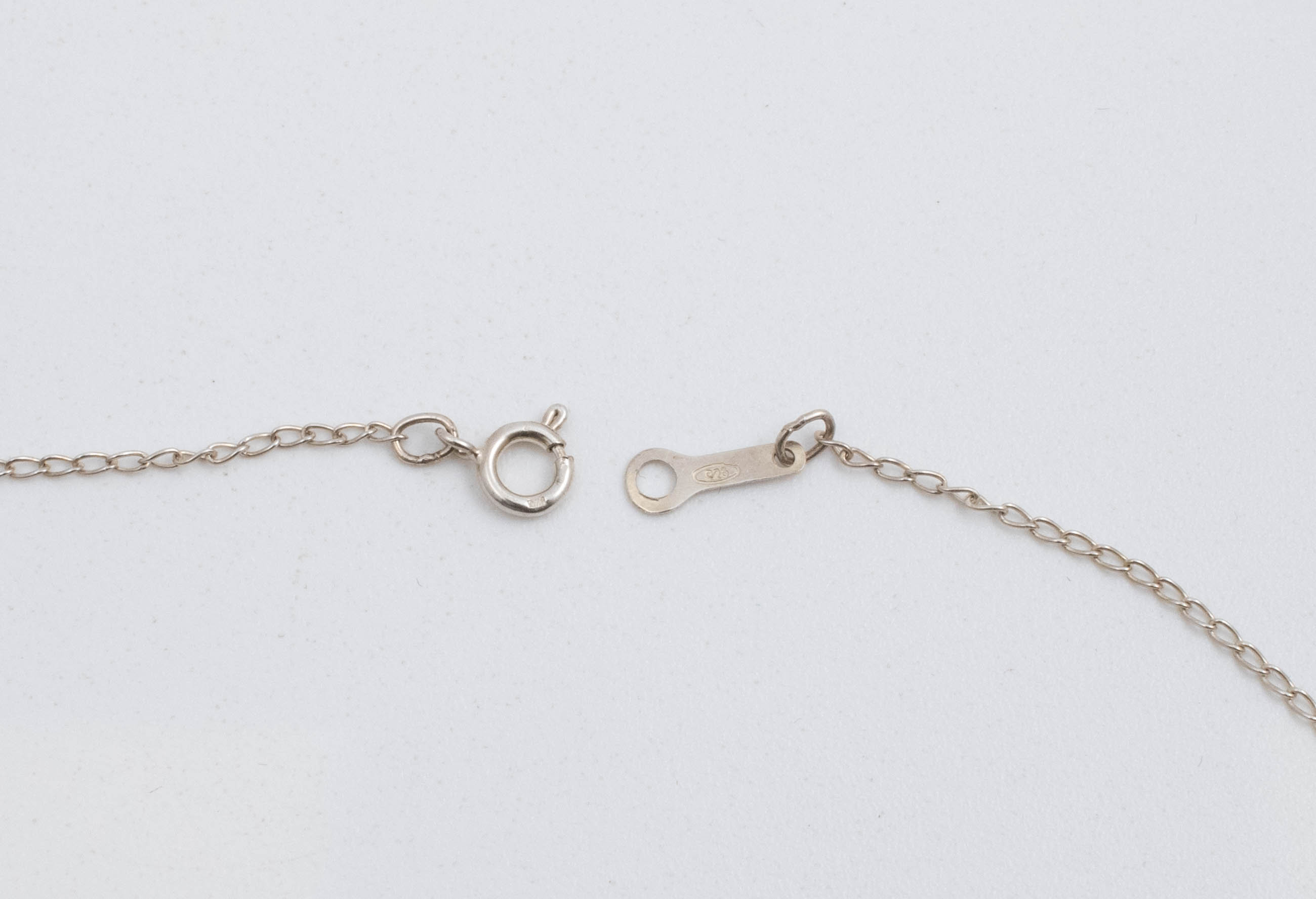 Vintage Sterling Silver Tiny Rolo Chain With Small Flower - Etsy