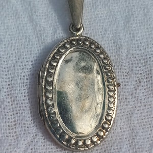 Sterling Silver Locket Pendant - Etsy