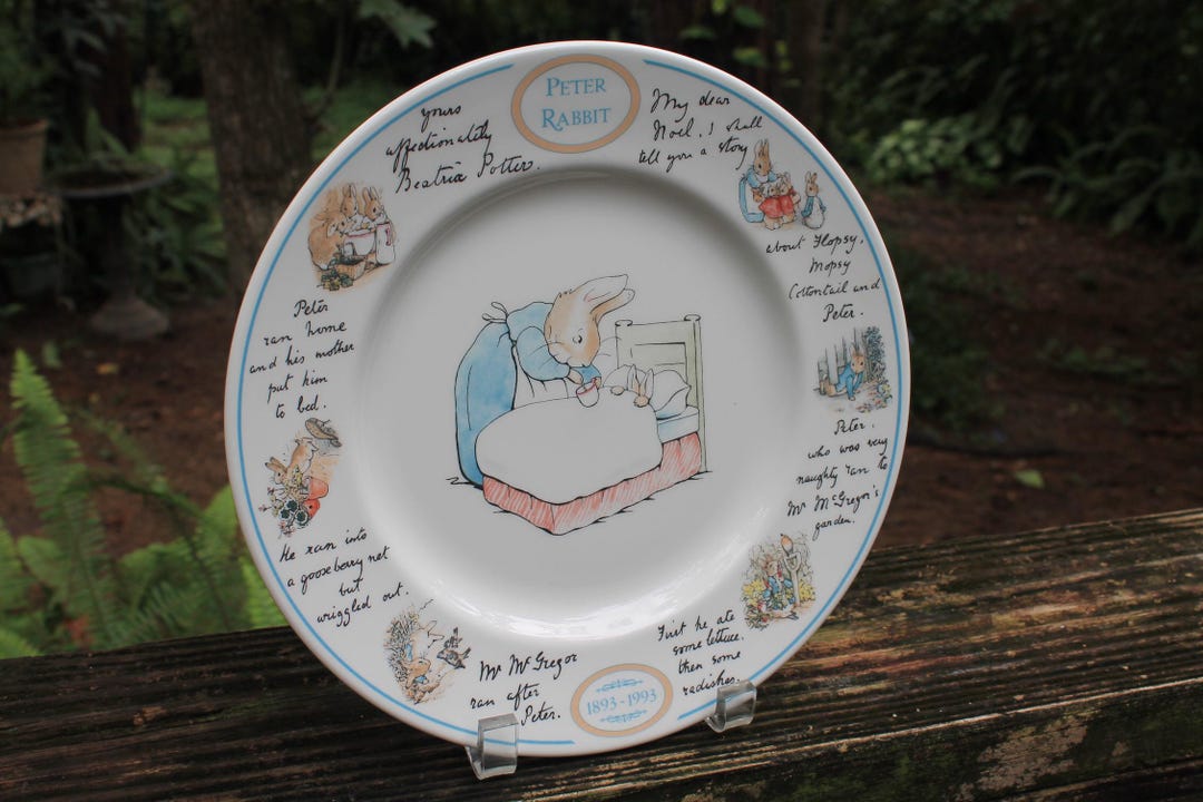 Wedgwood England Peter Rabbit Plate. - Etsy