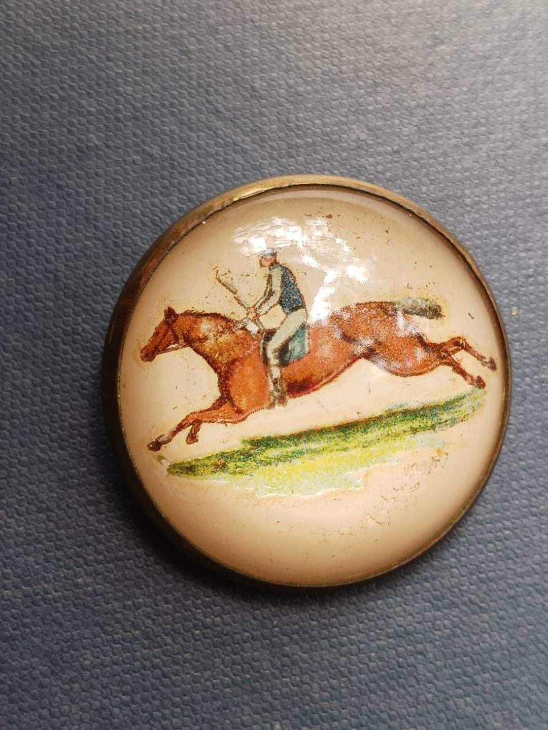 1800s Victorian Antique Bridle Rosette Racing Pin Brooch - Etsy