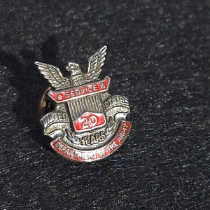 Department of the Navy 20 Years Service Pin - Etsy