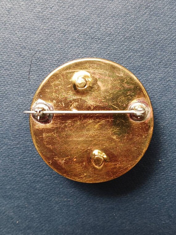 1800s Victorian Antique Bridle Rosette Racing Pin Bro… - Gem