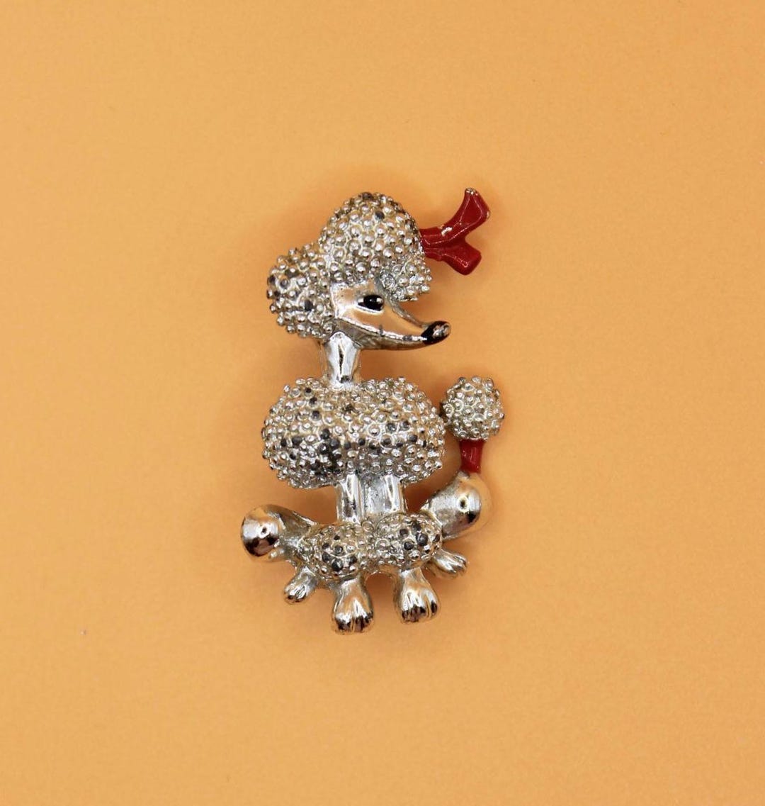 Vintage Poodle Pin Brooch - Etsy