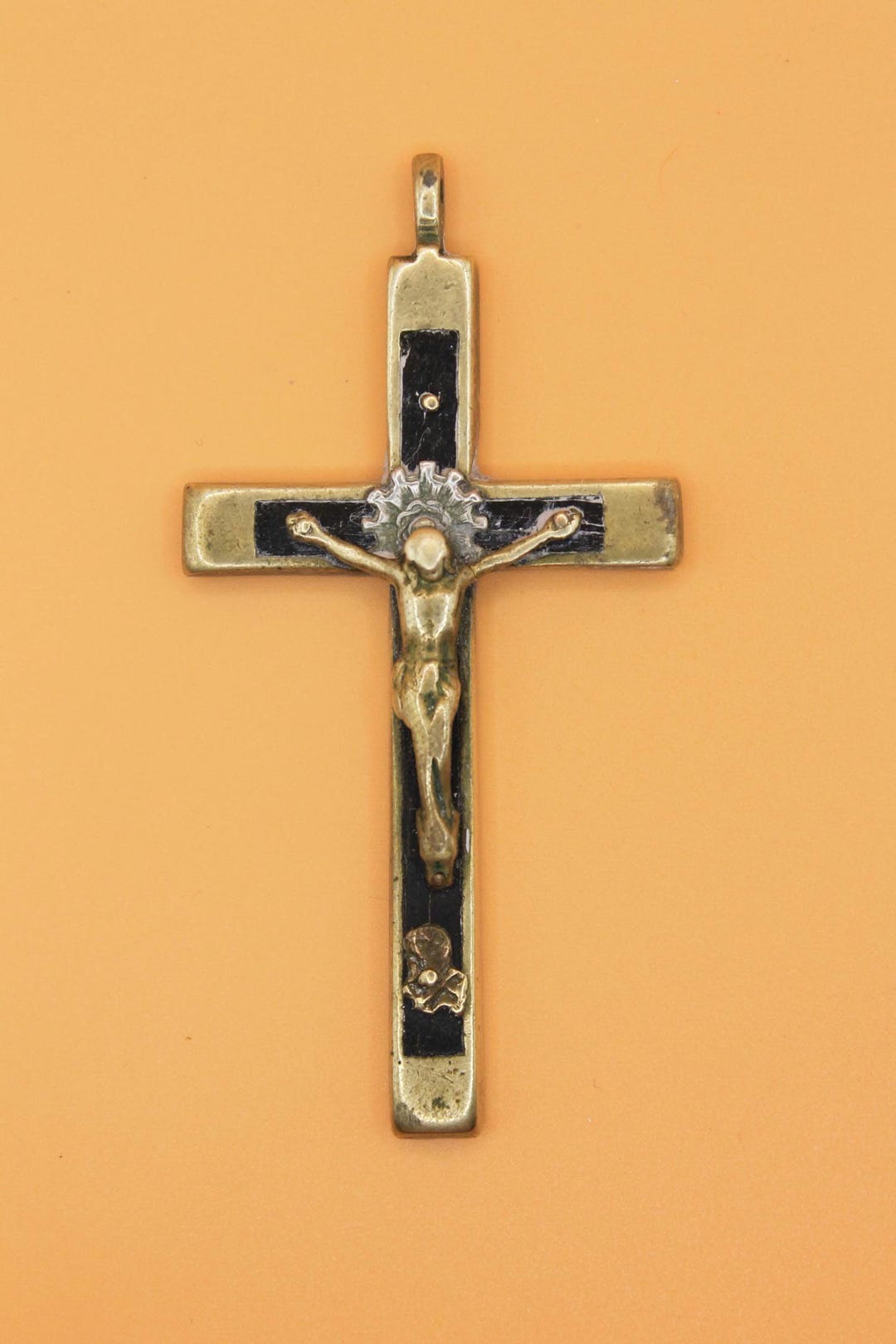 Antique Copper Cross Inlaid With Wood - Etsy