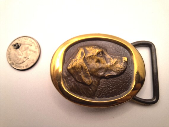 Vintage 1978 Steven Knight Retriever Solid Bronze Bel… - Gem