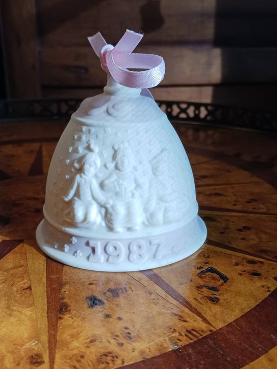 Vintage Lladro 1st Annual Christmas Bell Ornament 1987 - Etsy