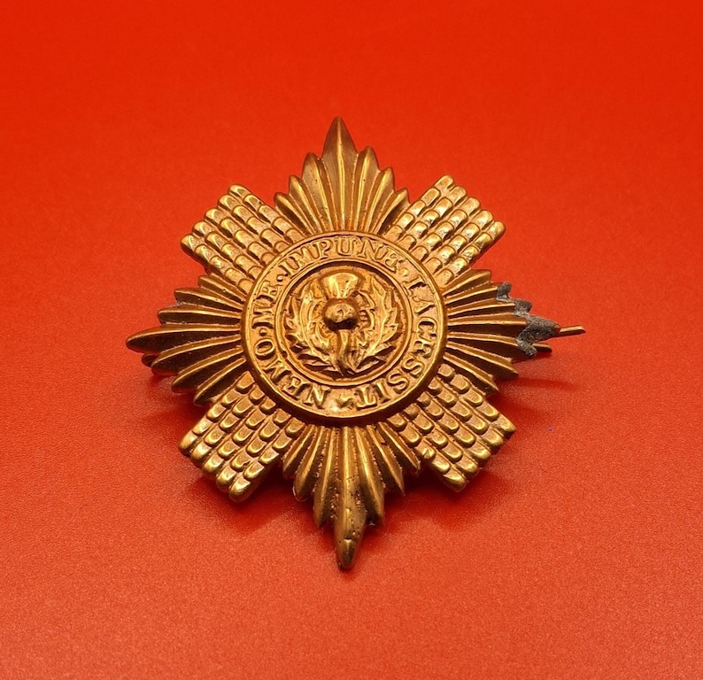 Scots Guard WW1 Military Beret Badge - Etsy