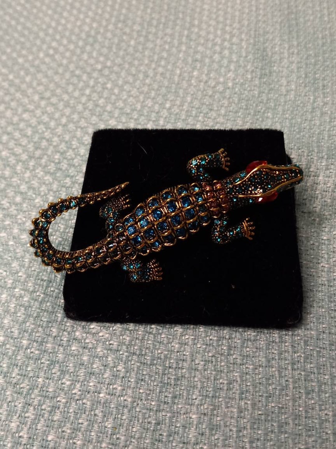Vintage Alligator Pin Brooch - Etsy