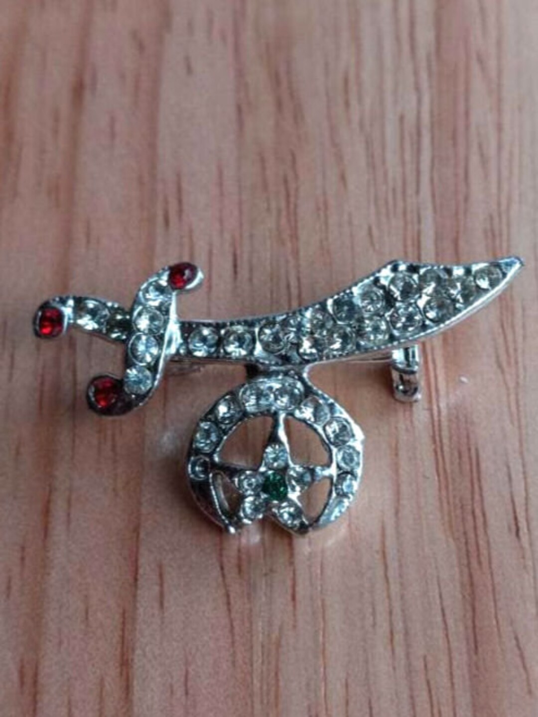 Shriner Rhinestone Pin Brooch - Etsy