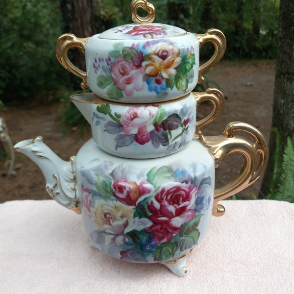 Stacked Teapot - Etsy