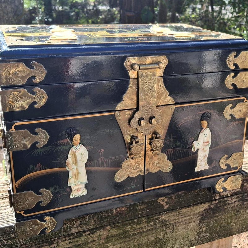 Chinese Jewelry Box - Etsy