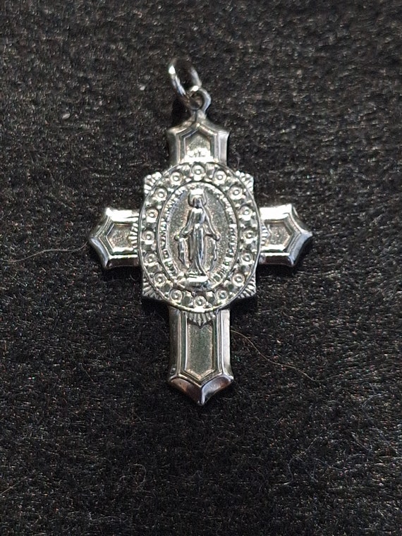cross mother mary decorative - Gem