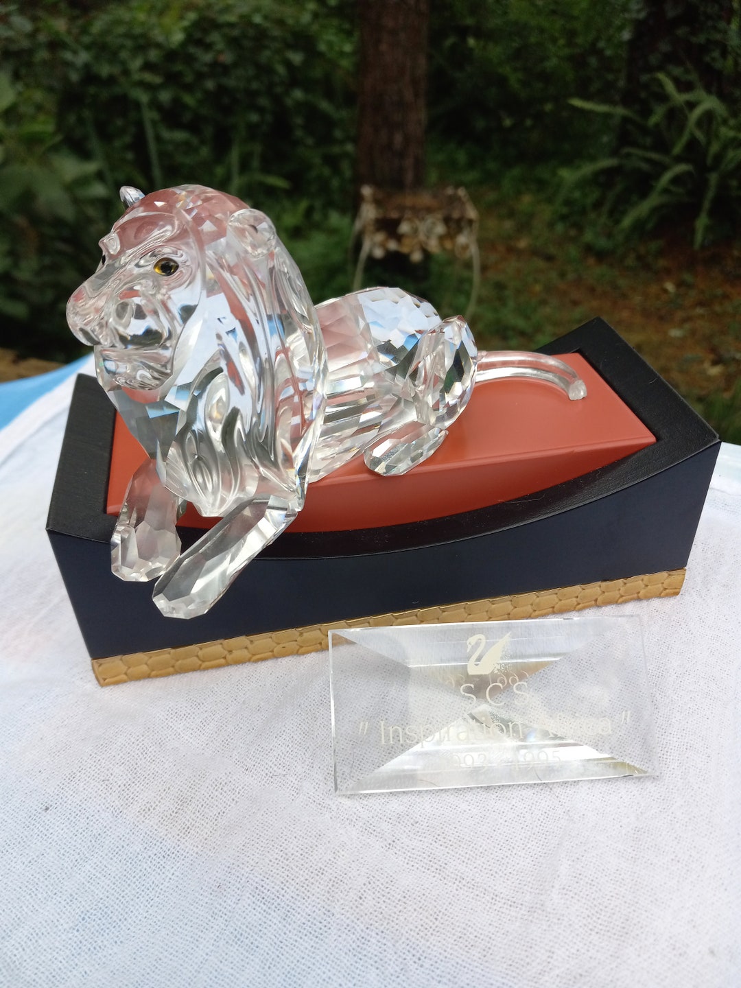 Swarovski Crystal Lion Limited Edition 1995 Figurine - Etsy