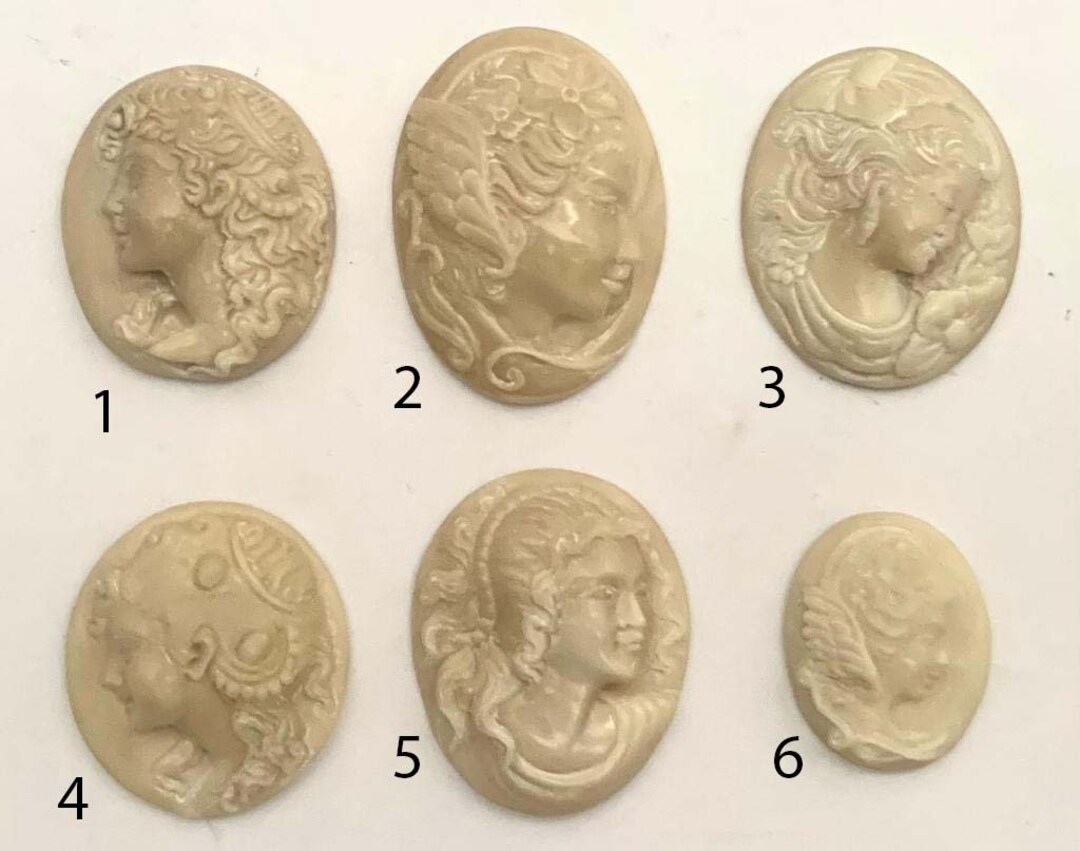 Vegetal Ivory Cameos Hand Carved, Tagua Fine Hand Carving - Etsy