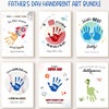 Father's Day Handprint Art Craft Bundle, PRINTABLE| Gift for Dad From ...