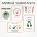 Christmas Handprint Art Bundle, Printable | Xmas Gift for Parents ...