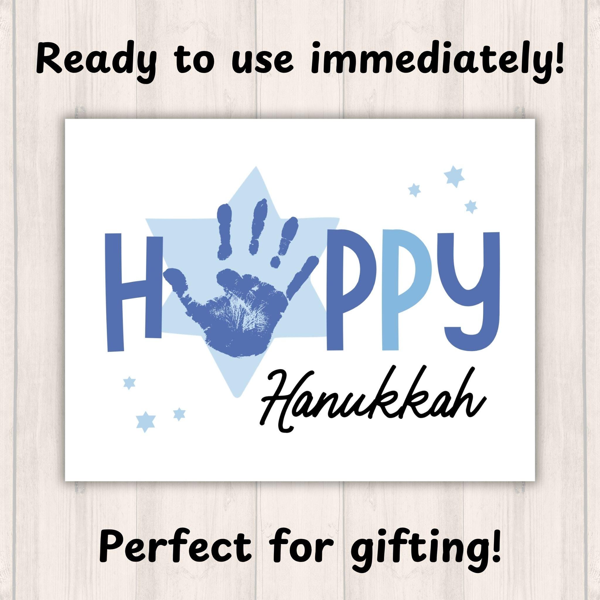Hanukkah Handprint Craft | Printable Hanukkah Keepsake | Daycare or ...