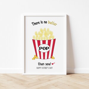 Pop Fathers Day Handprint Art Craft, PRINTABLE | Gift for Pop or Dad ...