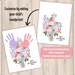 Grandparents Day Handprint Art Bundle, Printable Craft Gift for Grandma ...