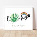 St Patricks Day Handprint Art Craft, Printable Saint Patricks Day Craft ...