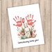 Easter Handprint Art Craft, Printable Spring Craft Kids Baby Toddler ...
