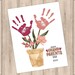 Grandparents Day Handprint Art Craft Printable Gift for - Etsy