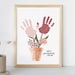 Grandparents Day Handprint Art Craft, Printable Gift for Grandma or ...