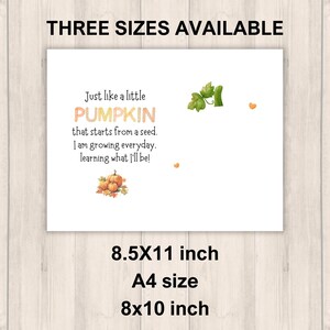 Printable Pumpkin Handprint Art | Fall Poem Craft for Kids | Preschool ...