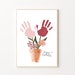 Preschool Graduation Handprint Art Craft, Printable Last Day of School ...