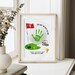 Fathers Day Golf Handprint Art Craft, PRINTABLE Gift for Dad or Grandpa ...
