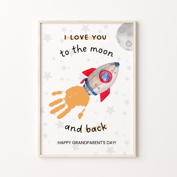 Grandparents Day Handprint Craft - Etsy