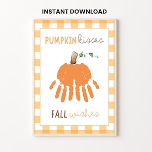 Fall Handprint Craft Bundle, Thanksgiving Printable Autumn Leaves ...