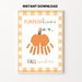 Fall Handprint Craft Bundle, Thanksgiving Printable Autumn Leaves ...