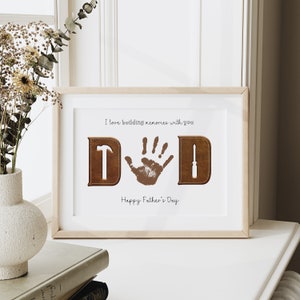 Fathers Day Tools Handprint Art Craft, PRINTABLE | Gift for Dad From ...