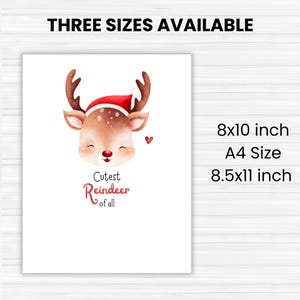 Christmas Reindeer Handprint Art, Printable | Xmas Footprint Craft ...
