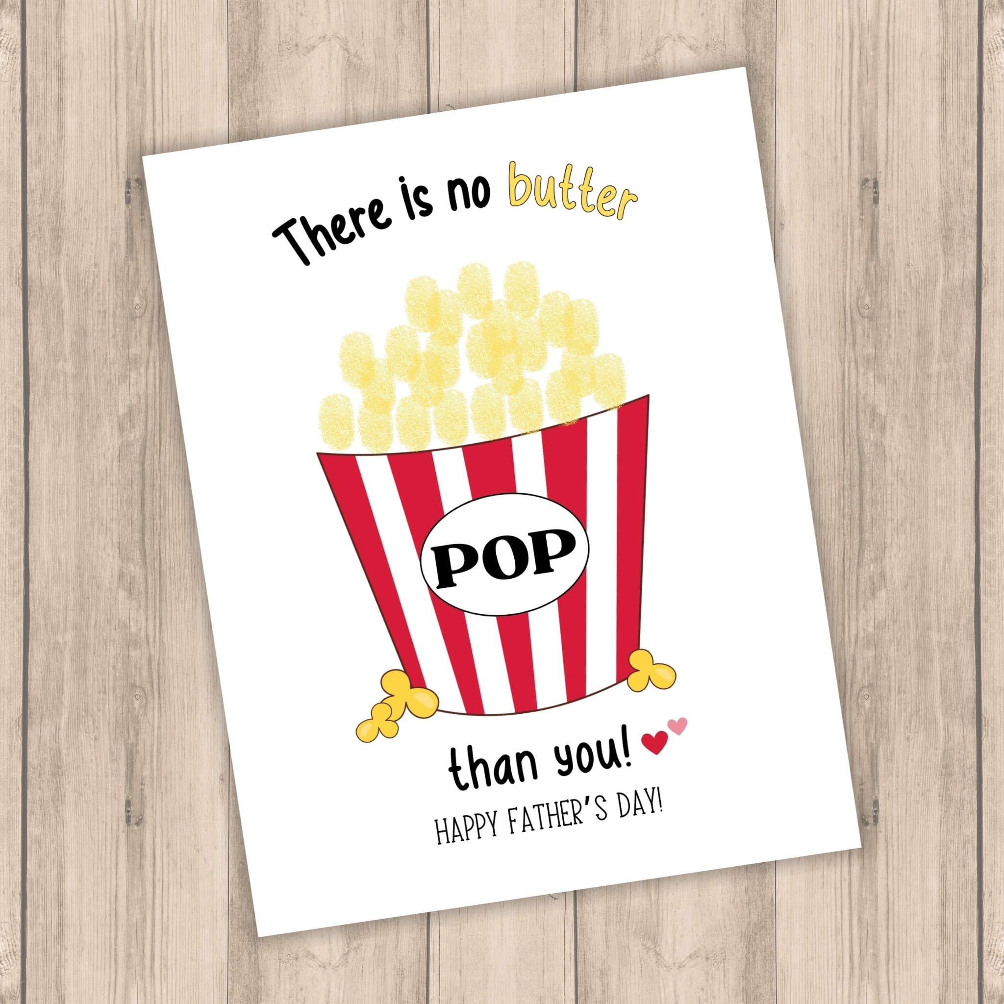 Pop Fathers Day Handprint Art Craft, PRINTABLE | Gift for Pop or Dad ...