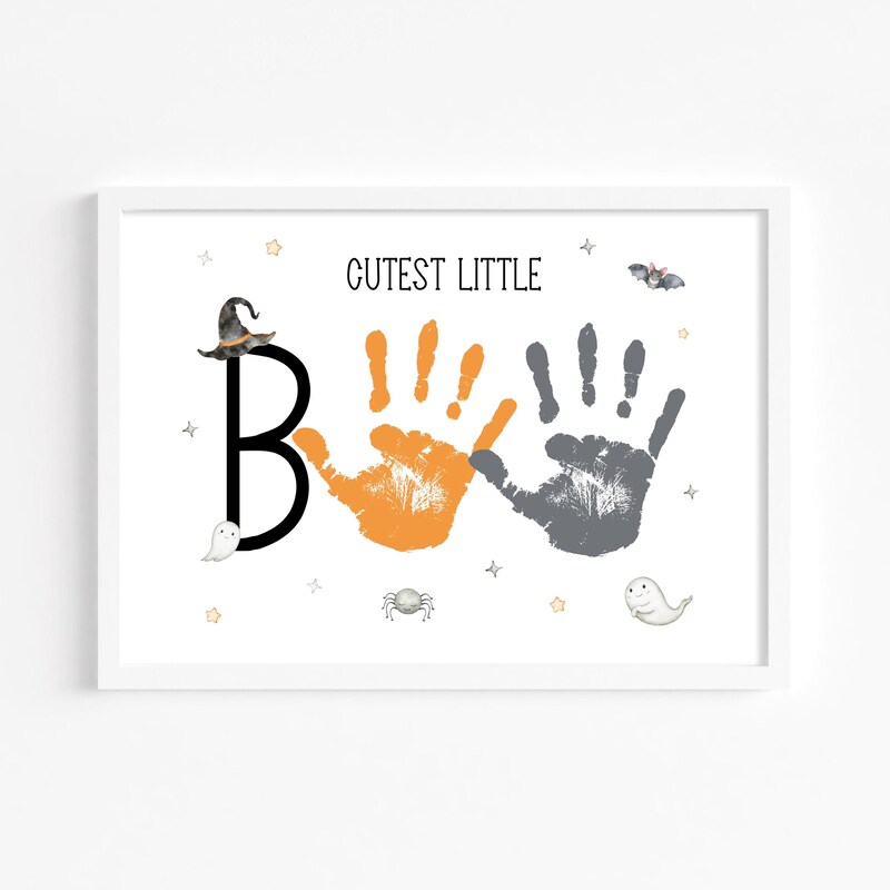 Halloween Handprint Craft - Etsy