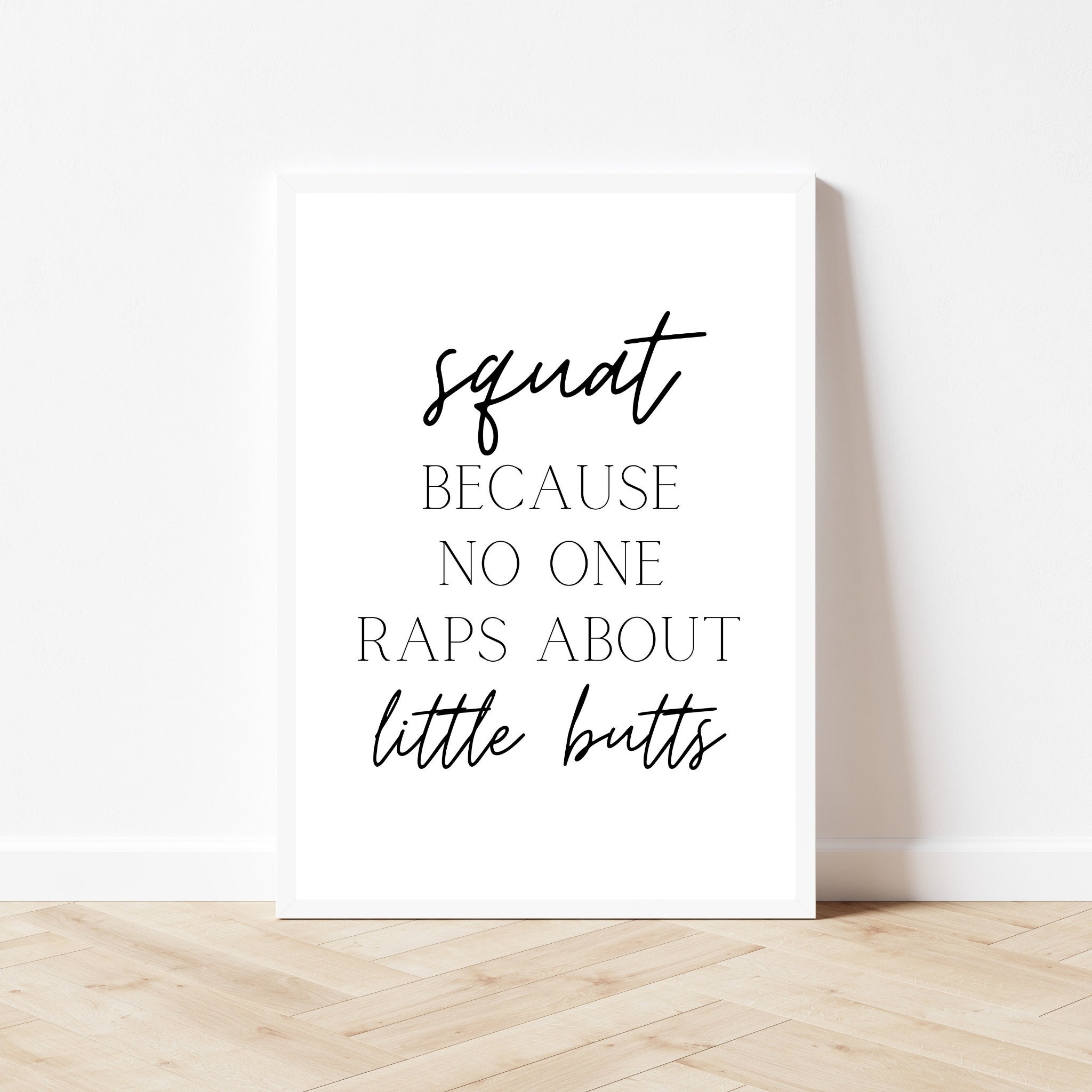 Squat Gym Sign Printable Wall Art Funny Gym Sign Gym Wall - Etsy
