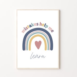 Boho Classroom Decor Bundle, Printable Wall Art, 8.5"x11" | Montessori ...