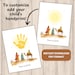 Christmas Nativity Handprint Art Bundle for Kids, Printable | Christian ...