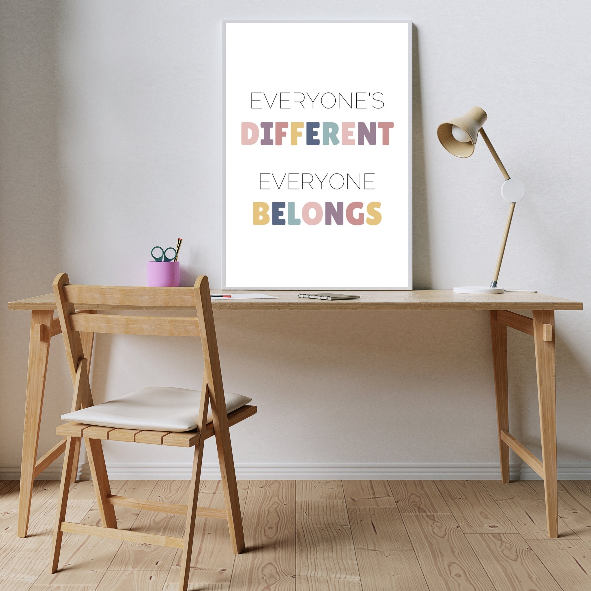 Boho Inclusive Classroom Decor Printable Wall Art Classroom | Etsy