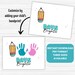 100 Days of School Handprint Craft Art, PRINTABLE 100 Days Activity ...